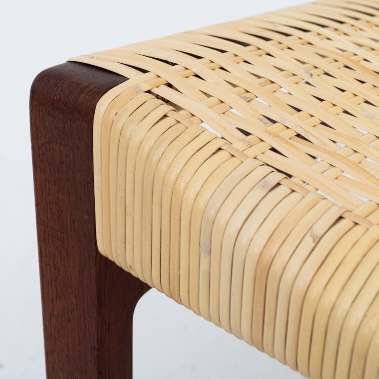 2-Seat Bench in Teak by Aksel Bender Madsen and Ejner Larsen For Sale ...