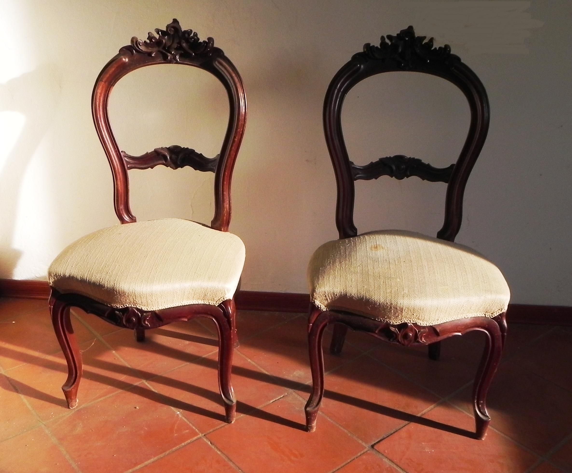 2 sedie in stile Luigi filippo '800 For Sale at 1stDibs