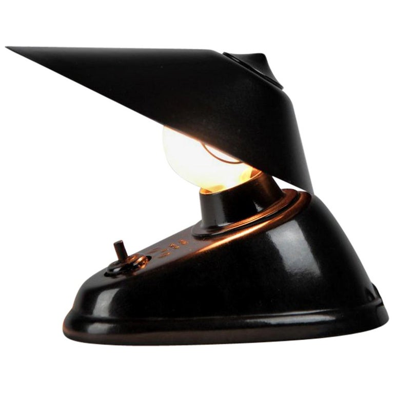 Small Art Deco Bakelite Articulated Table or Wall Light, Streamline For ...