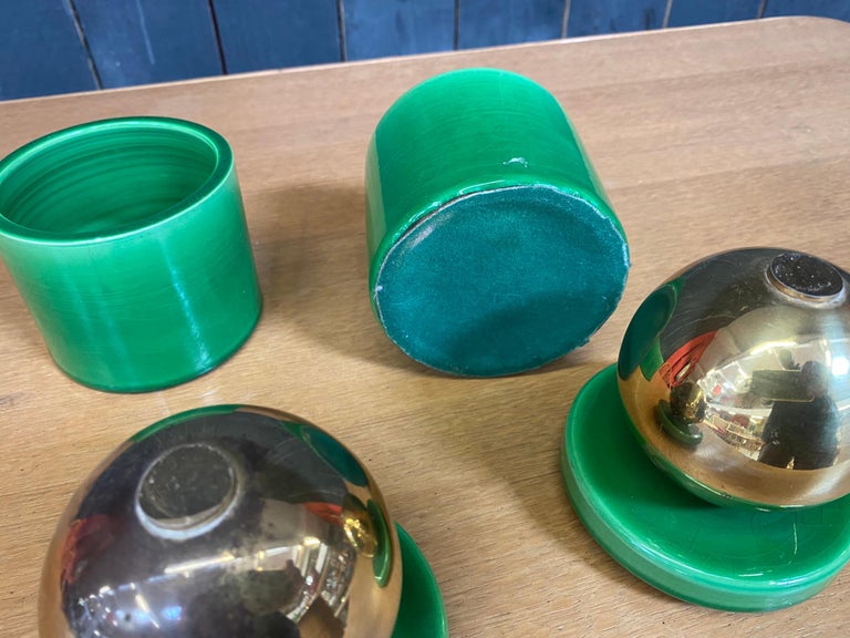 Italian design ,2 Small Ceramic Boxes, circa 1970 For Sale at 1stDibs