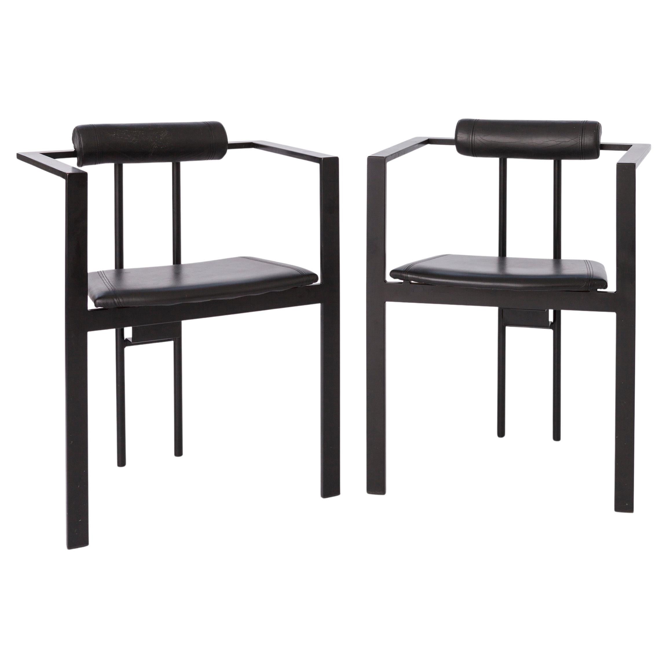 4 Dining Chairs by Karl Friedrich Förster for KFF Germany, 1980s, Set ...