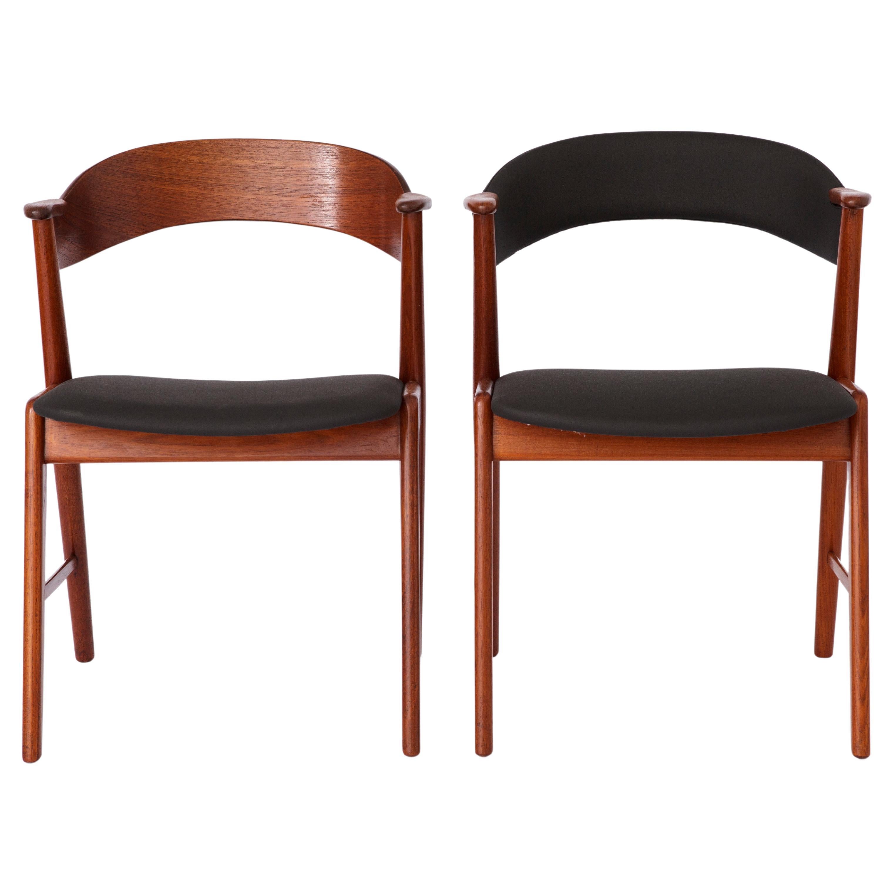 2 Vintage Chairs by Korup Stolefabrik, 1960s Danish Teak For Sale at ...