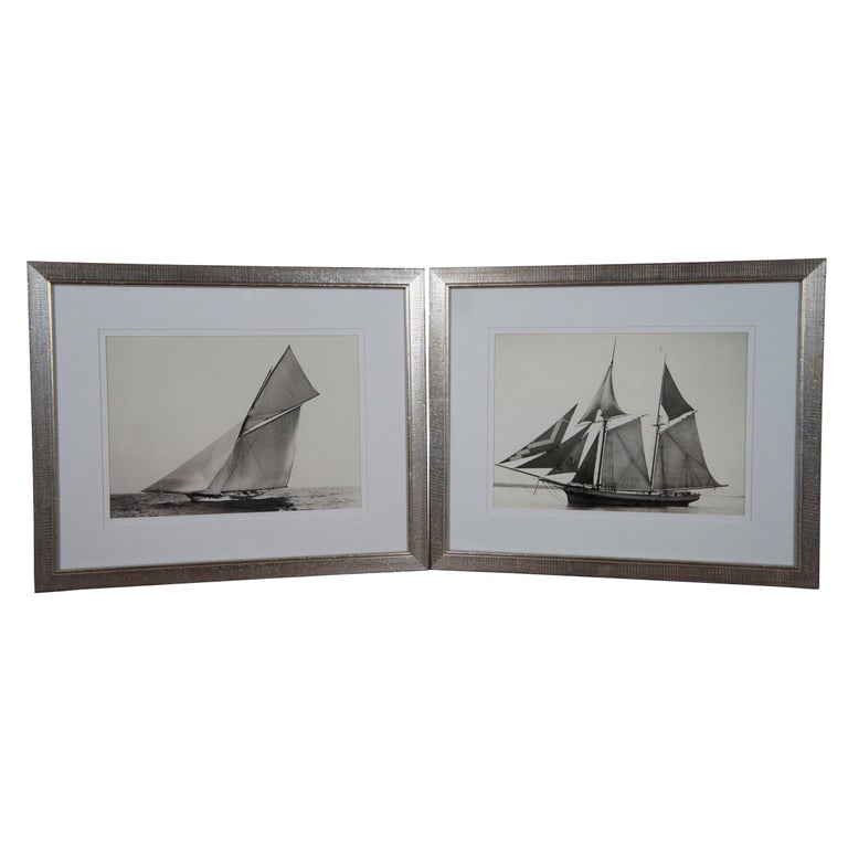 2 Vintage Frontgate Regatta II and VI Nautical Martime Sailboat Boat ...