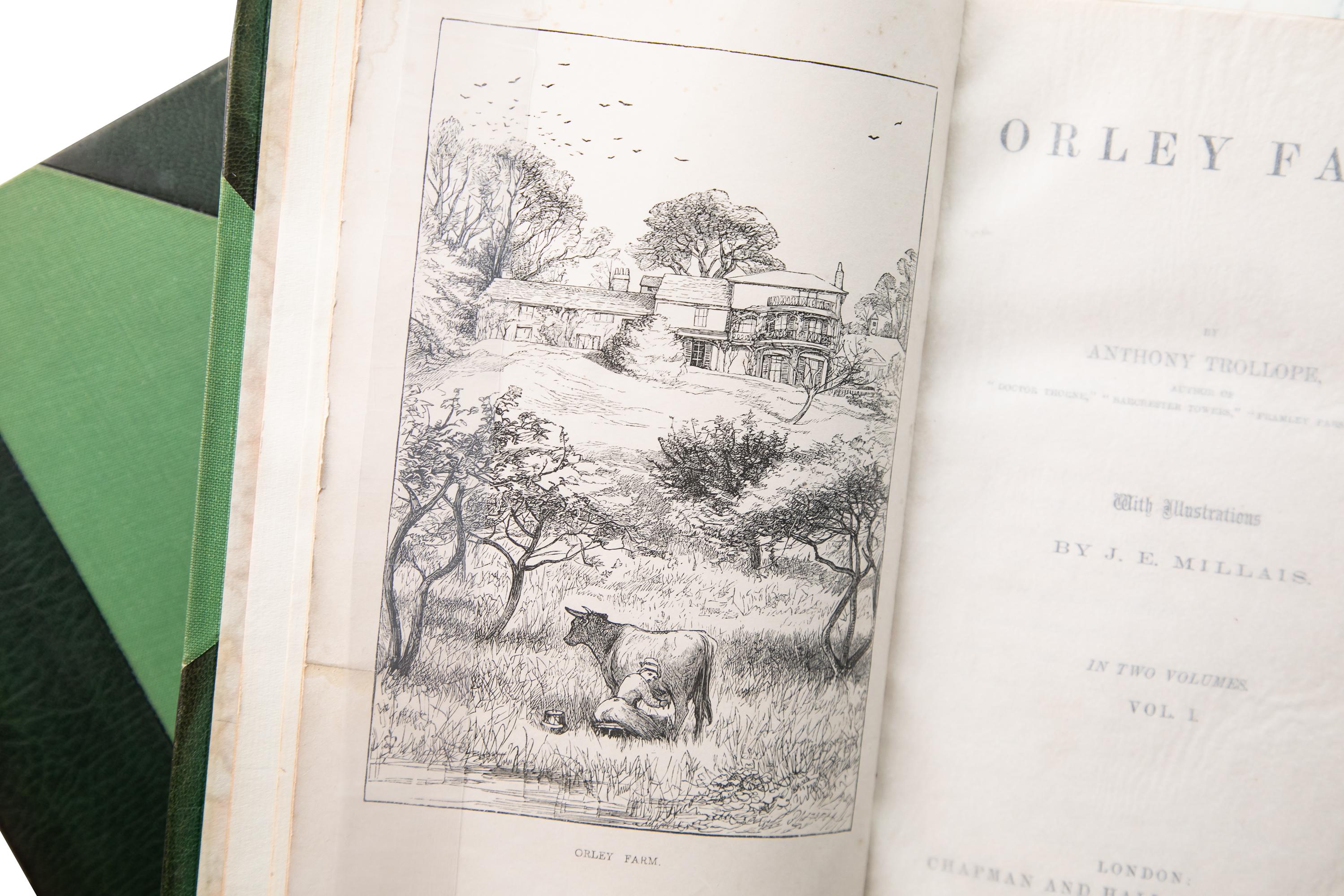 2 Volumes. Anthony Trollope, Orley Farm For Sale at 1stDibs