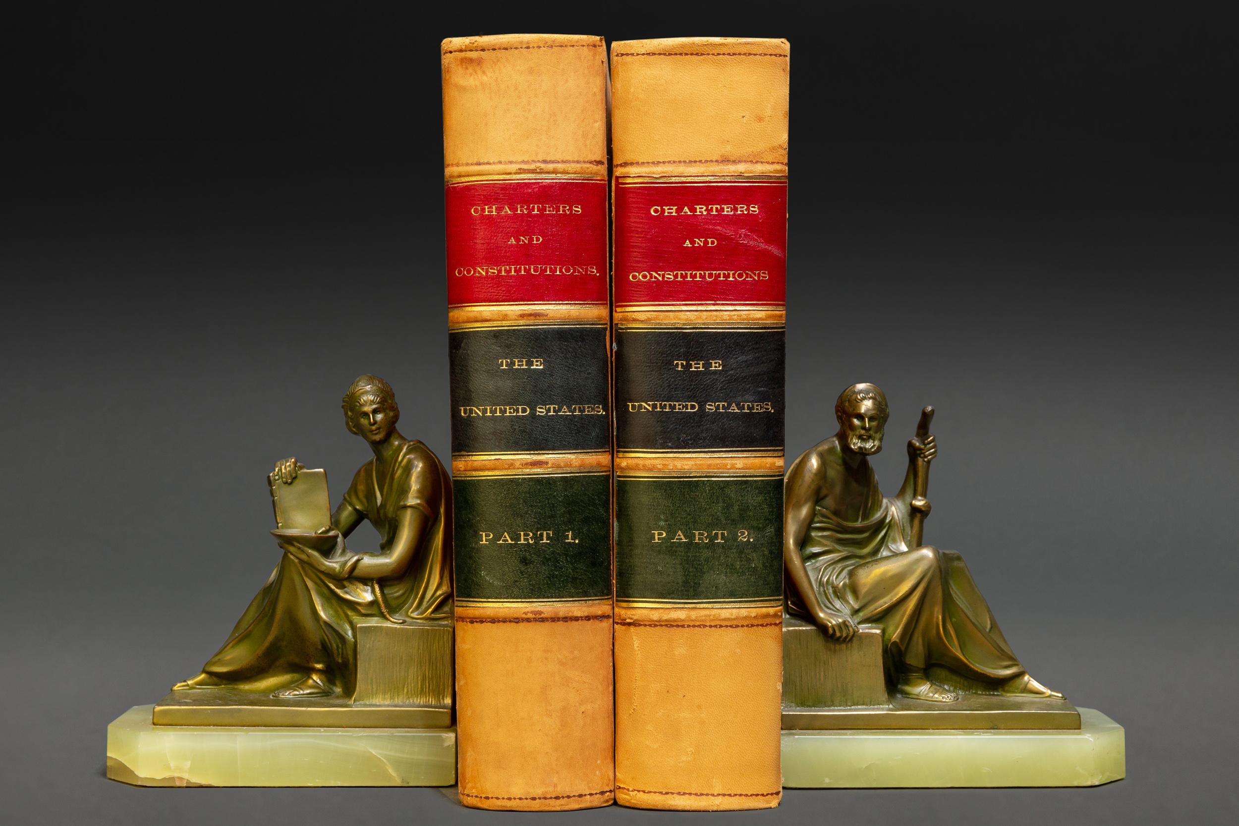 2 Volumes. Benjamin Perley Poore, The Federal and State Constitutions ...