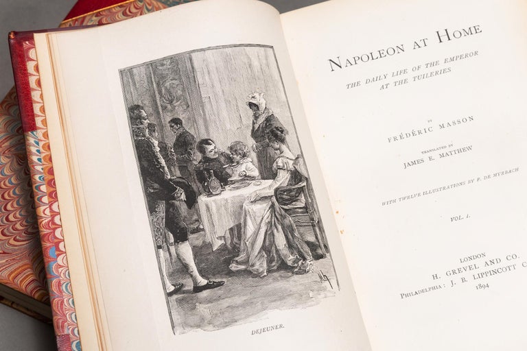 2 Volumes, Frederic Masson, Napoleon At Home For Sale at 1stDibs | fred ...