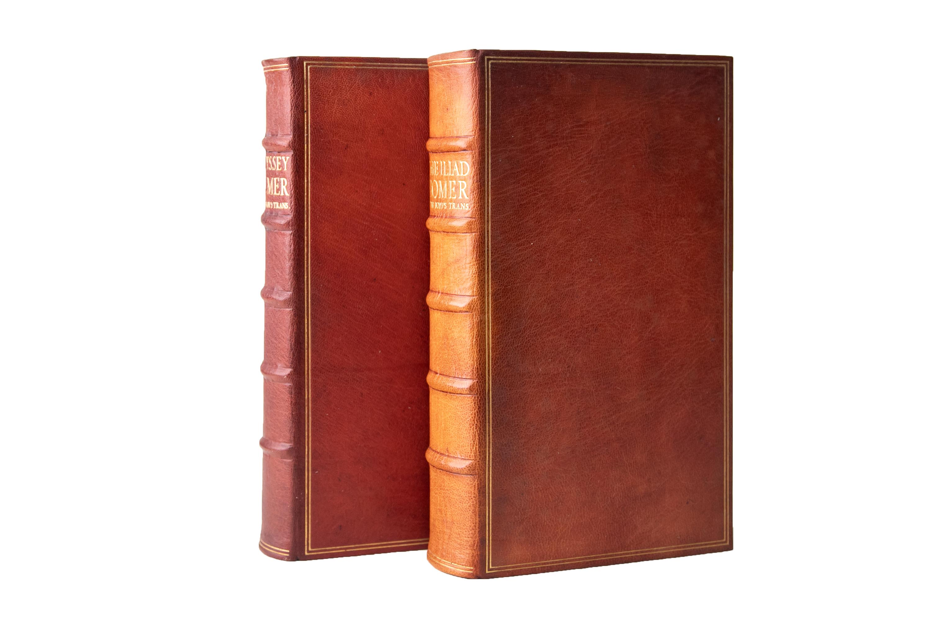 2 Volumes. Homer, The Iliad and The Odyssey. at 1stDibs