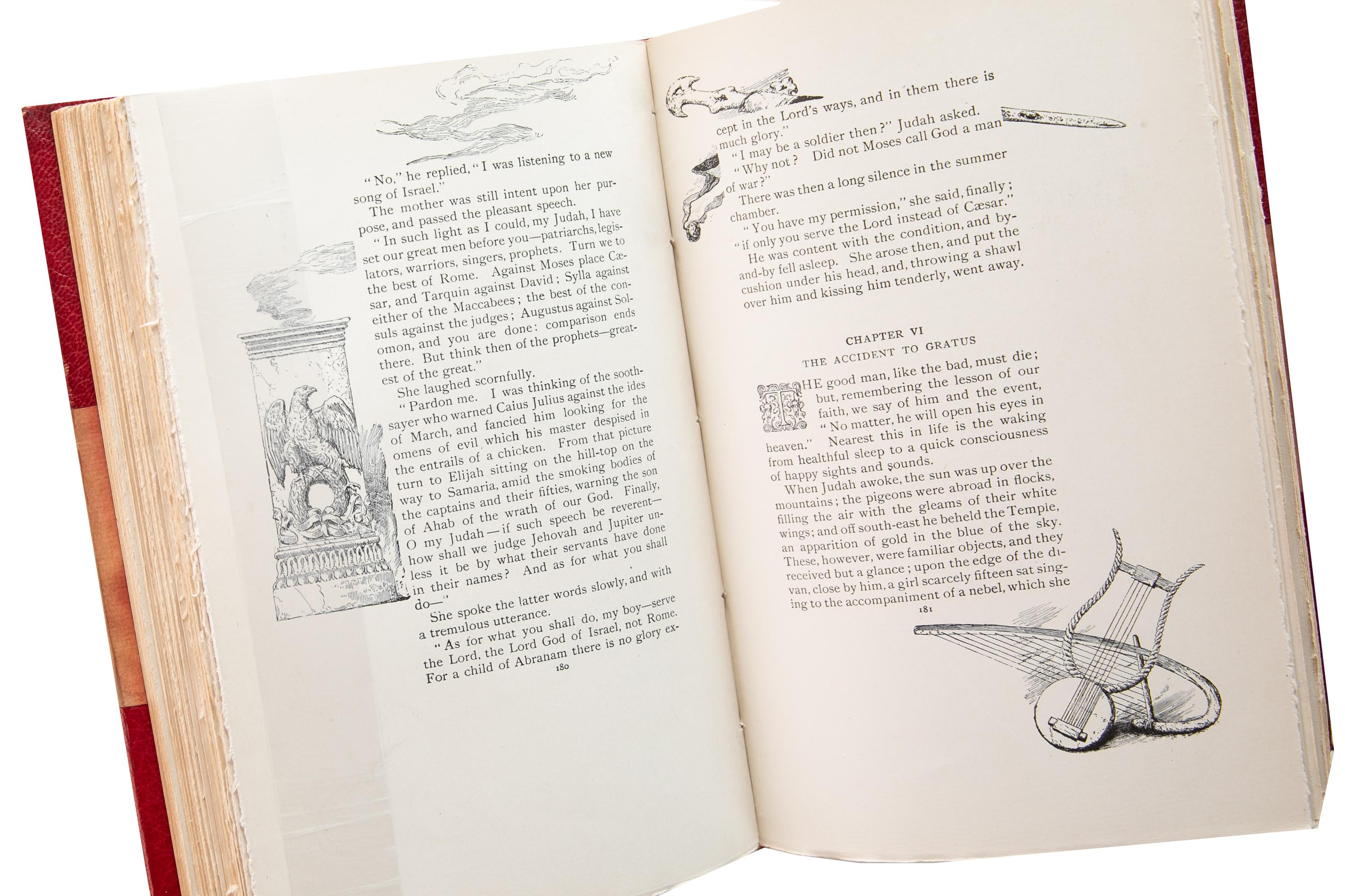 2 Volumes. Lew Wallace, Ben-Hur. For Sale at 1stDibs