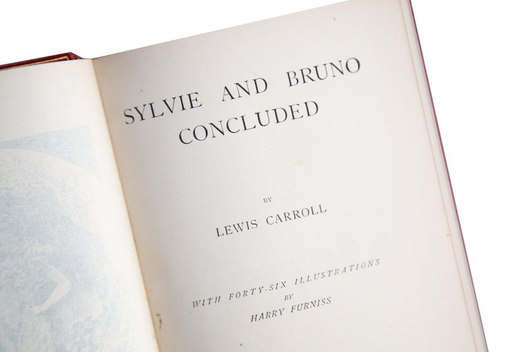 2 Volumes. Lewis Carroll, Sylvie, and Bruno. at 1stDibs