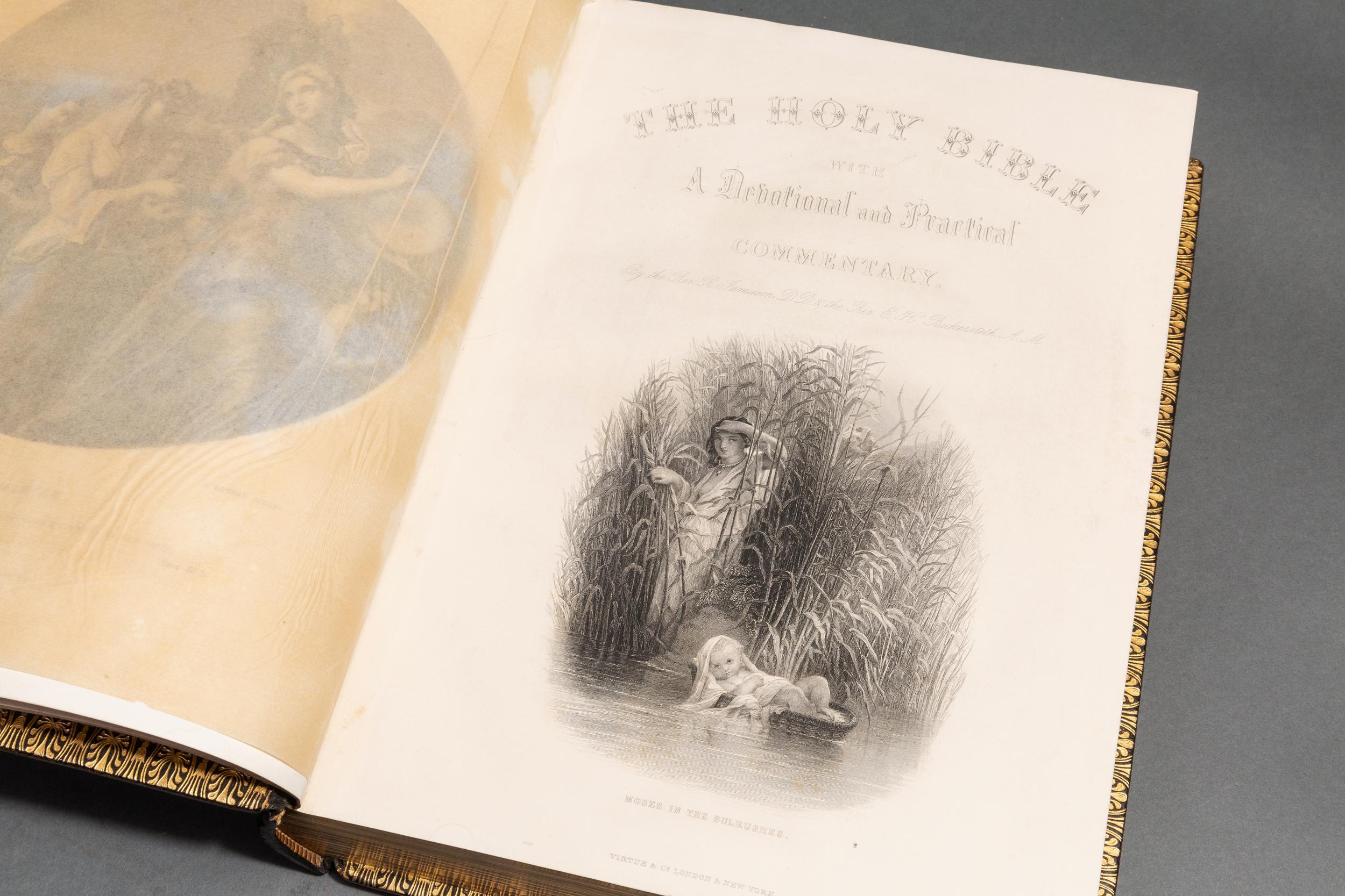 2 Volumes. Rev. R. Jameson.The Holy Bible at 1stDibs