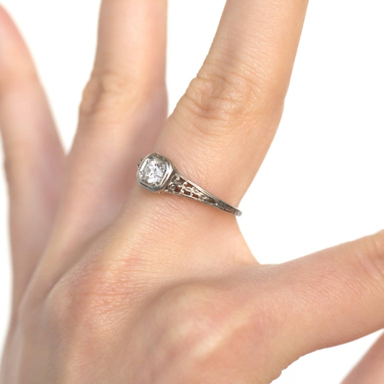 .20 Carat Diamond Platinum Engagement Ring For Sale at 1stDibs