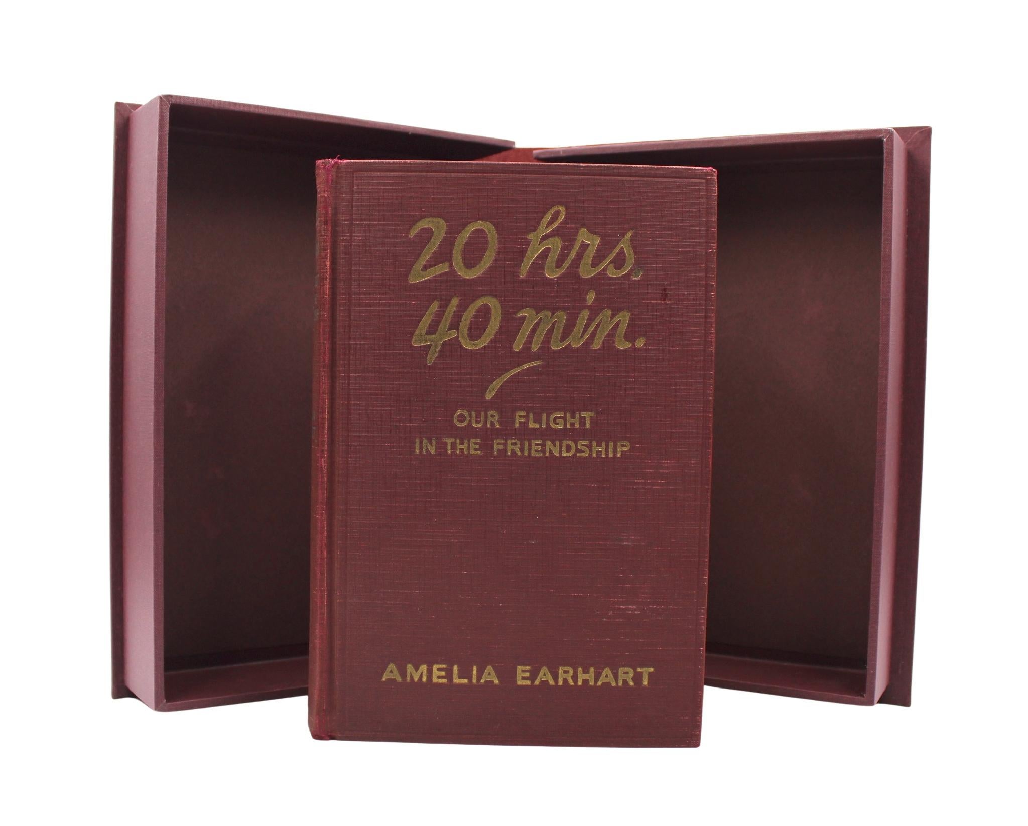20 hrs. 40 min., Signed by Amelia Earhart, First Edition, Second ...