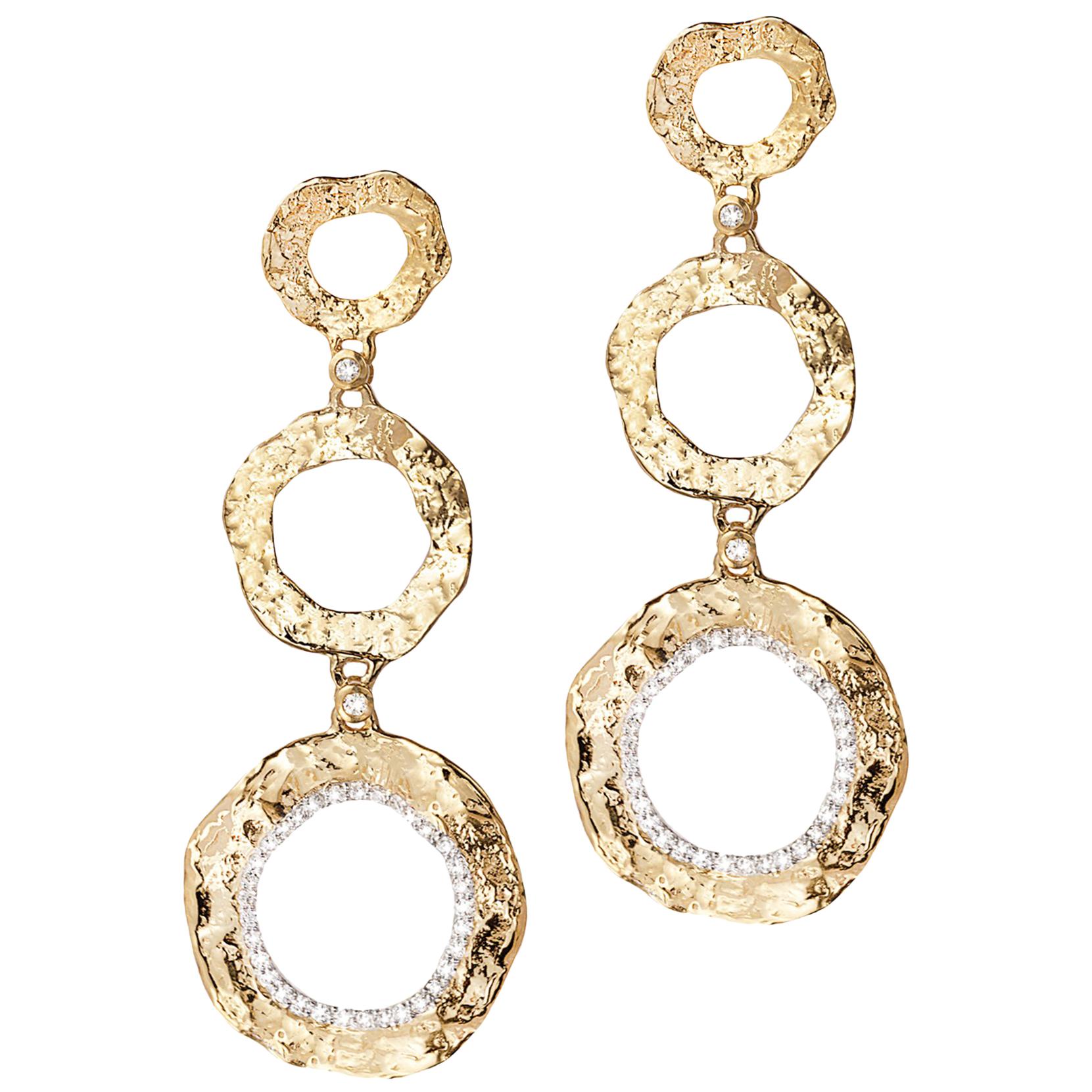 20 Karat Diamond Flower Earrings For Sale (Free Shipping) at 1stDibs