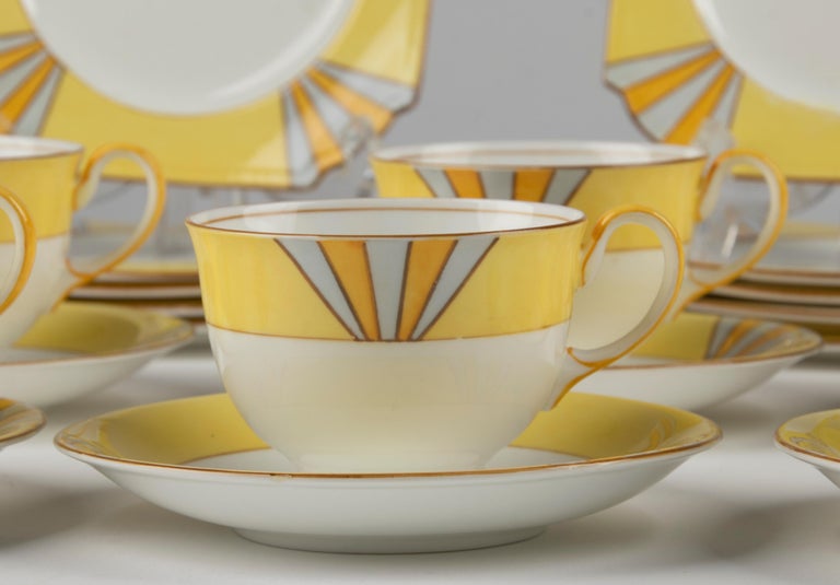20-Piece Art Deco Tea Set Made by Aynsley at 1stDibs