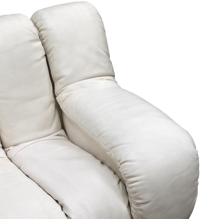 20-Piece De Sede DS600 'Snake' Non-Stop Sectional Sofa in Crème White ...