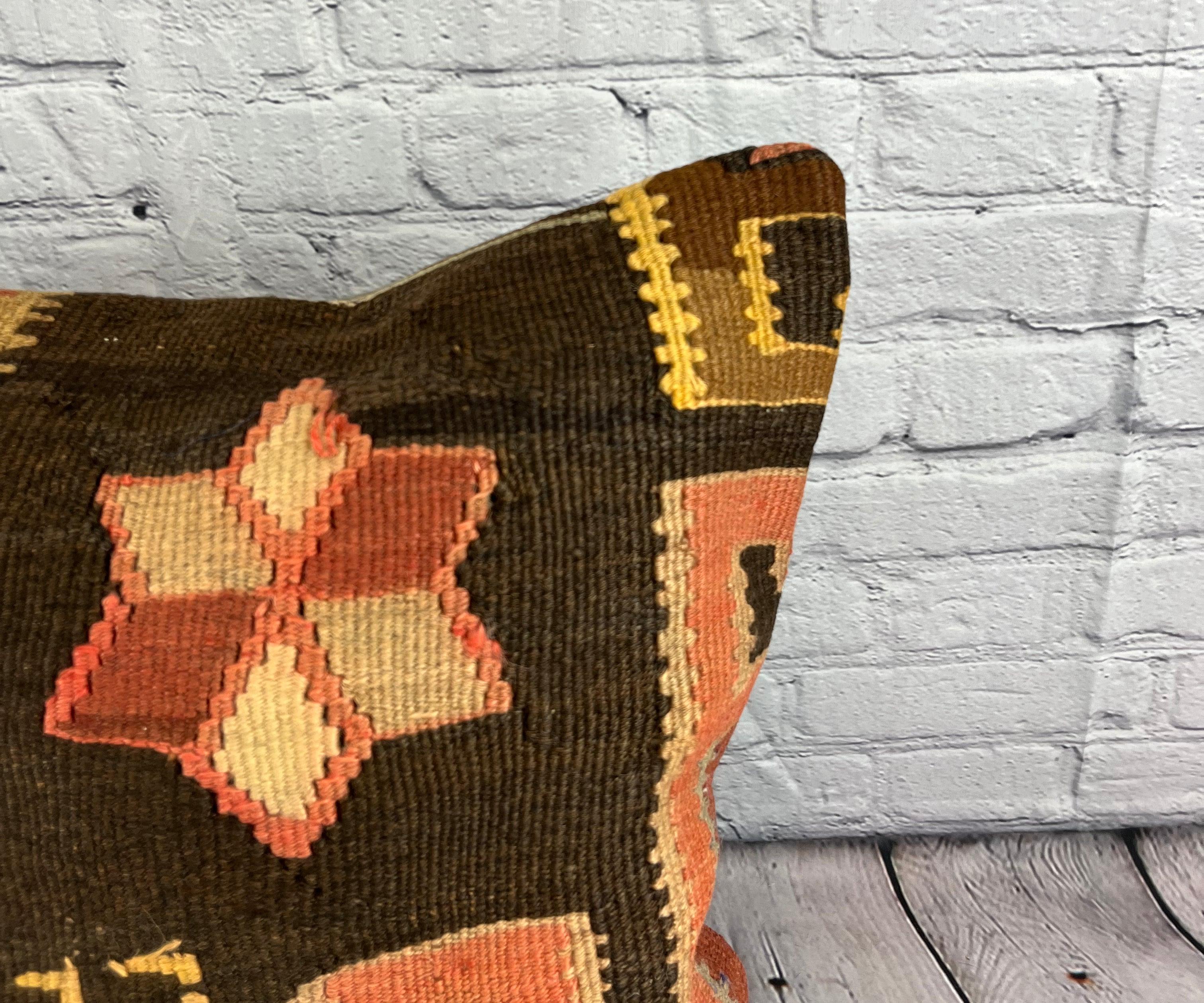 20 x 20 Kilim Turkish Natural Ottoman Elegance Pillow Cushion Cover ...
