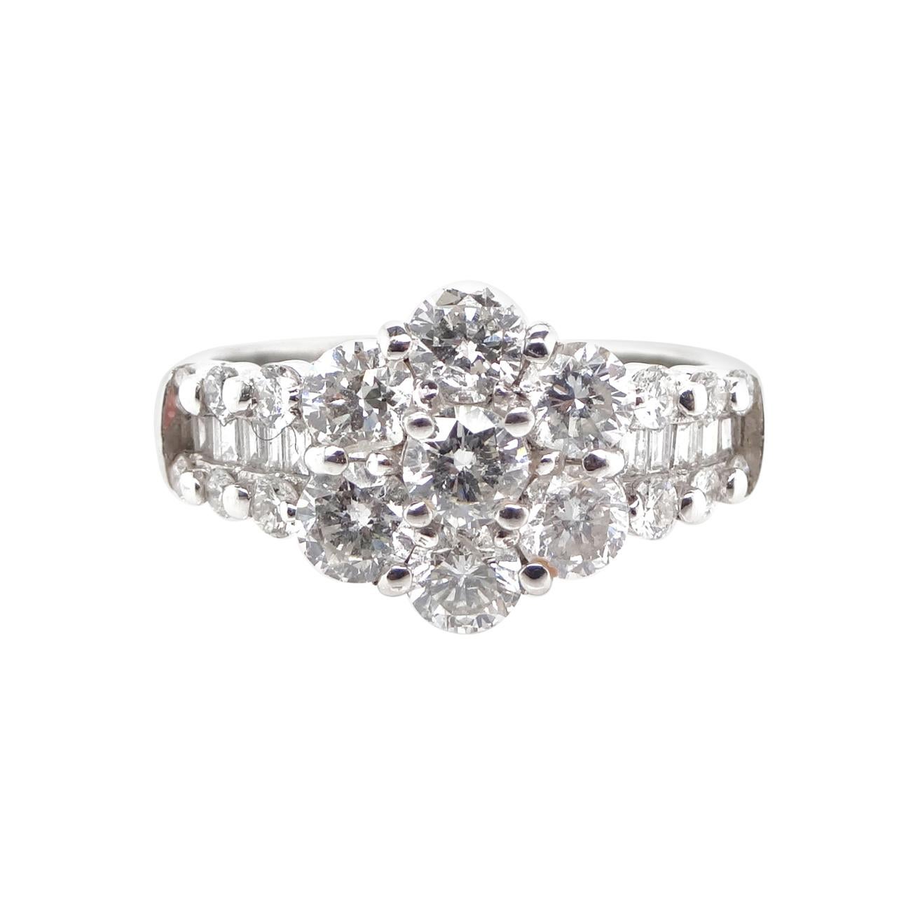 2.00 Carat Emerald Cut Diamond Set in a Handcrafted Yellow Gold ...