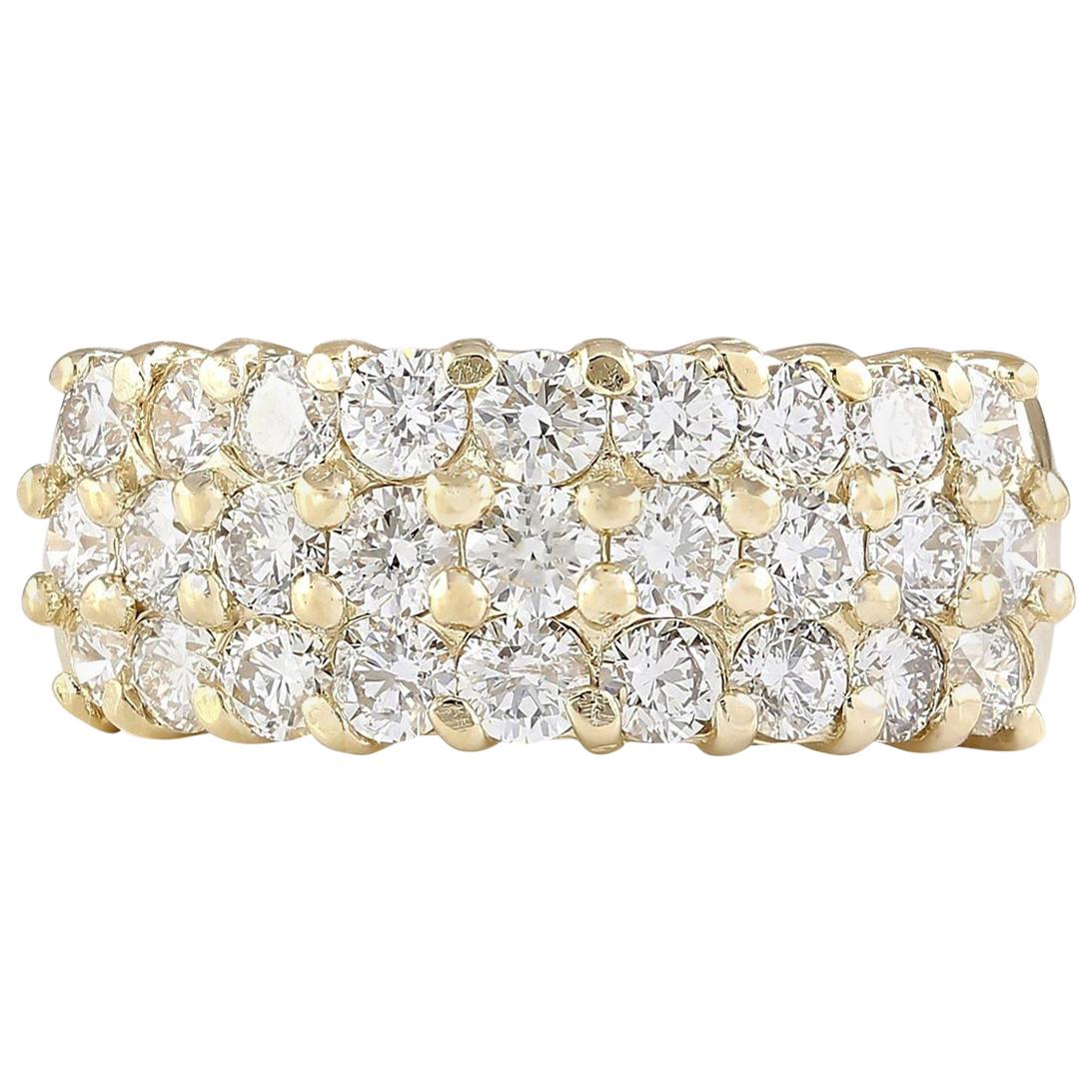 2.00 Carat Natural Amethyst 14 Karat Solid Yellow Gold Ring For Sale at ...