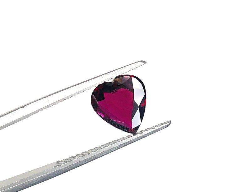 2.00 Carat Heart Shaped Ruby, Unset Loose Gemstone, GIA Certified For ...