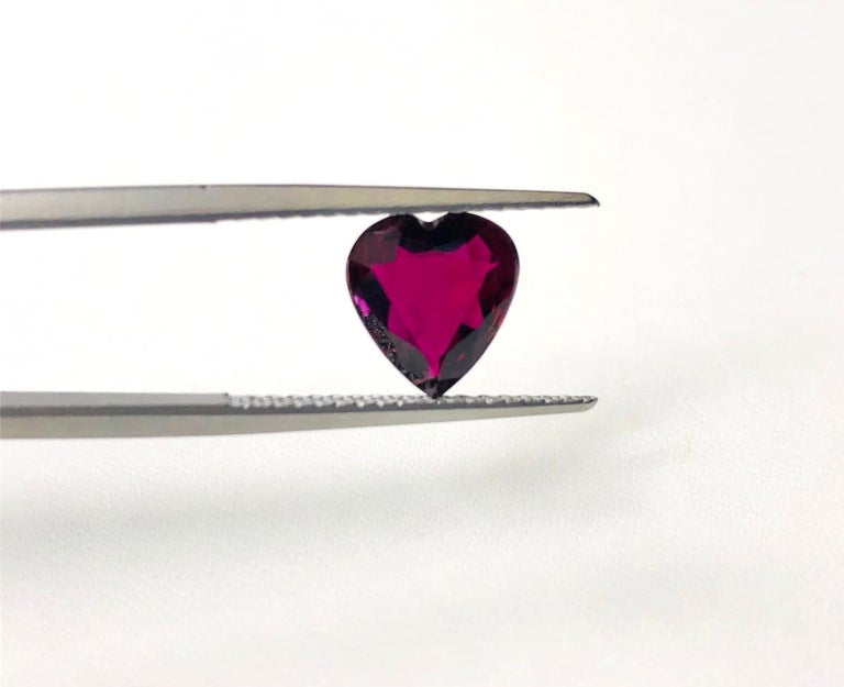 2.00 Carat Heart Shaped Ruby, Unset Loose Gemstone, GIA Certified For ...