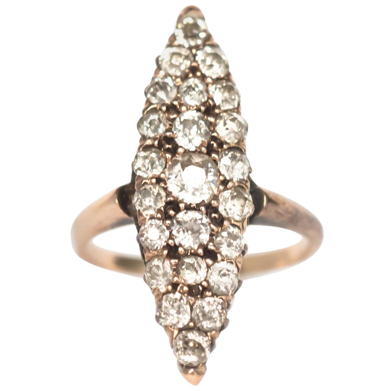 2.00 Carat Step Diamond Set in a Handcrafted Yellow Gold Engagement ...