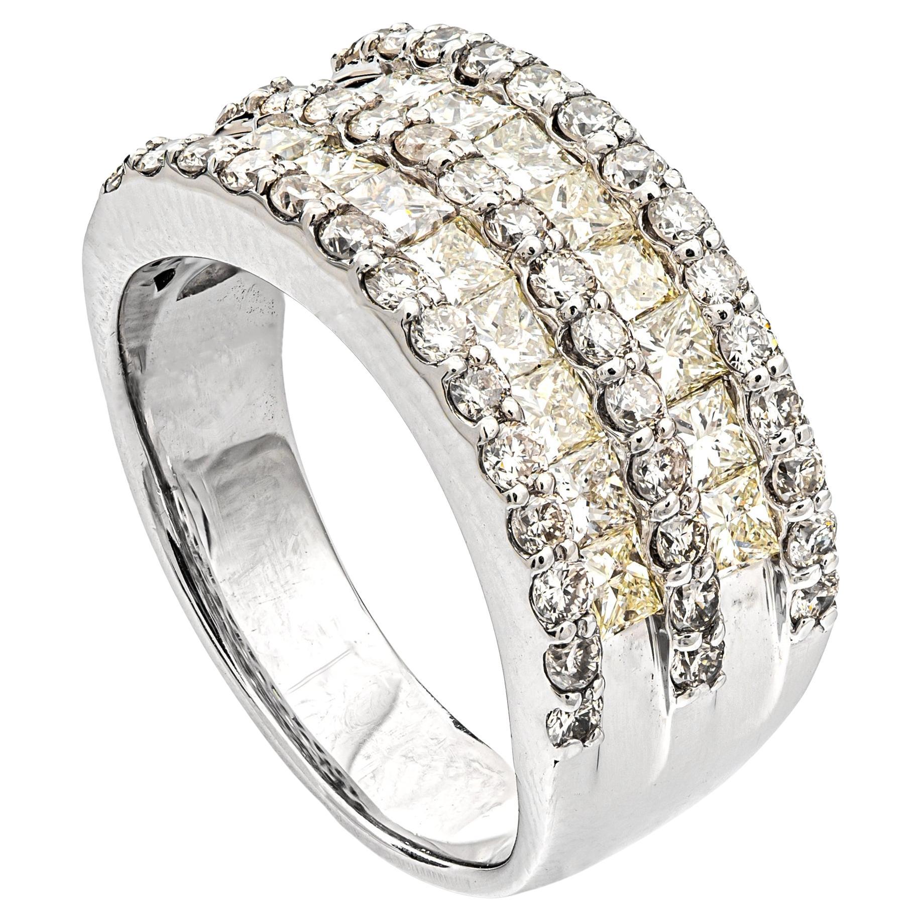 1.53 ct Natural White Diamonds Ring For Sale at 1stDibs