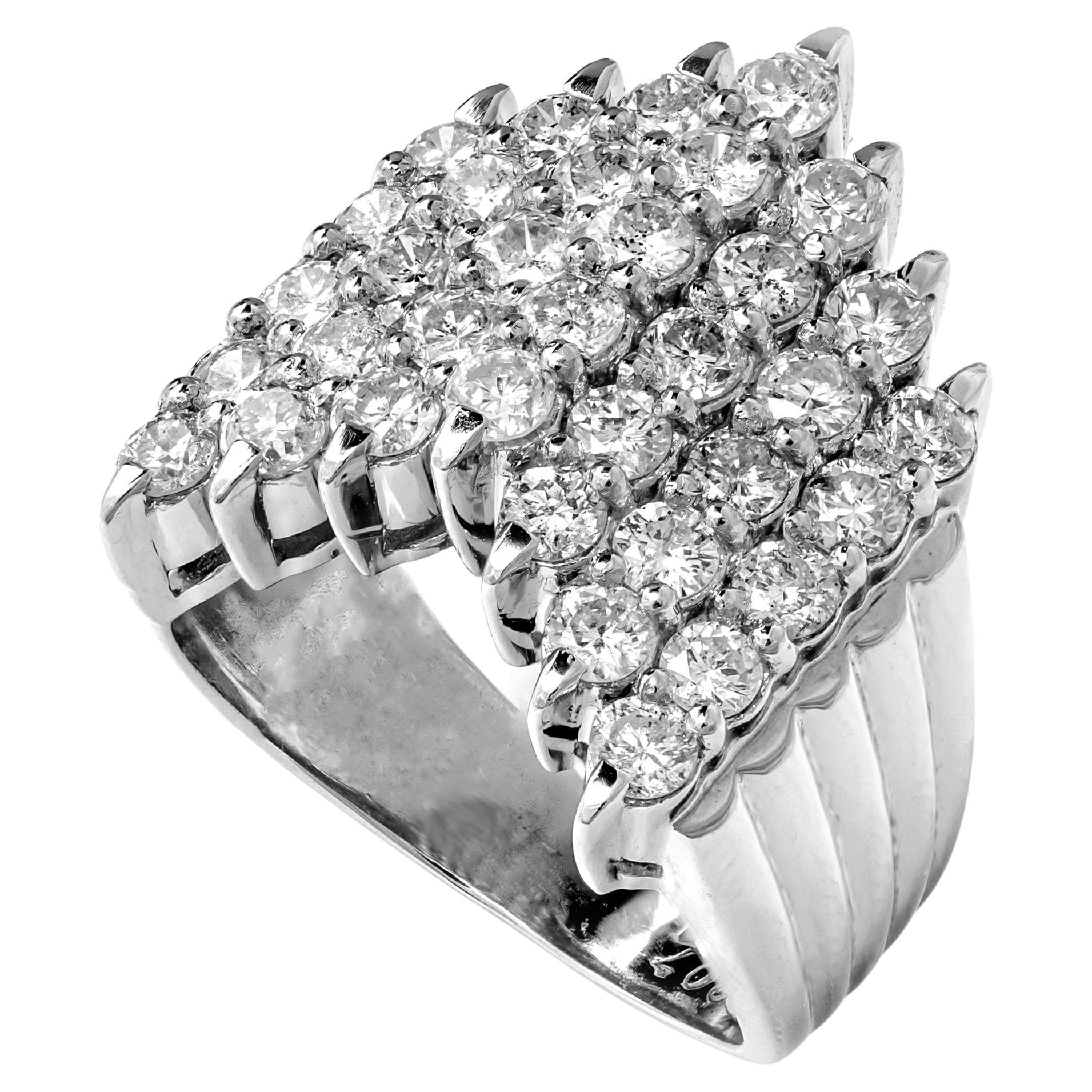 2.00 Carat Natural Pink Sapphire Diamonds Ring 14 Karat Circular ...