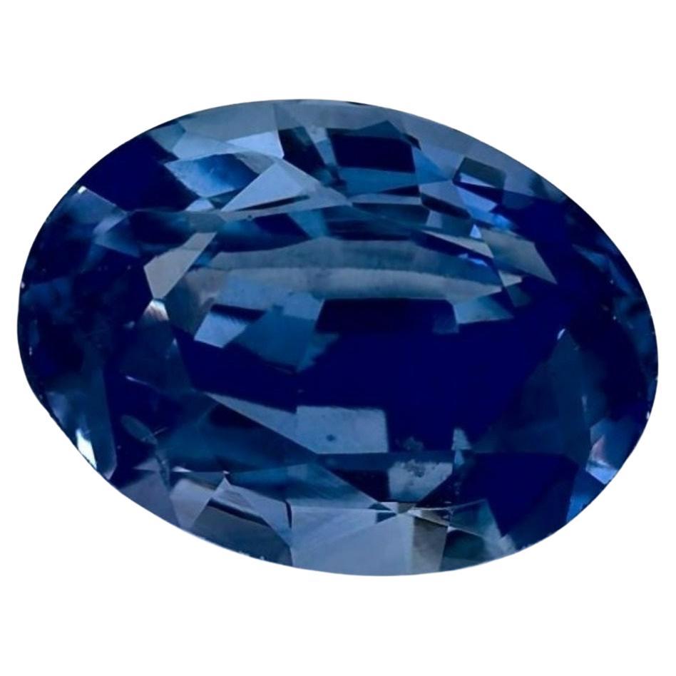 3.07 Cts Blue Sapphire Oval Loose Gemstone For Sale at 1stDibs