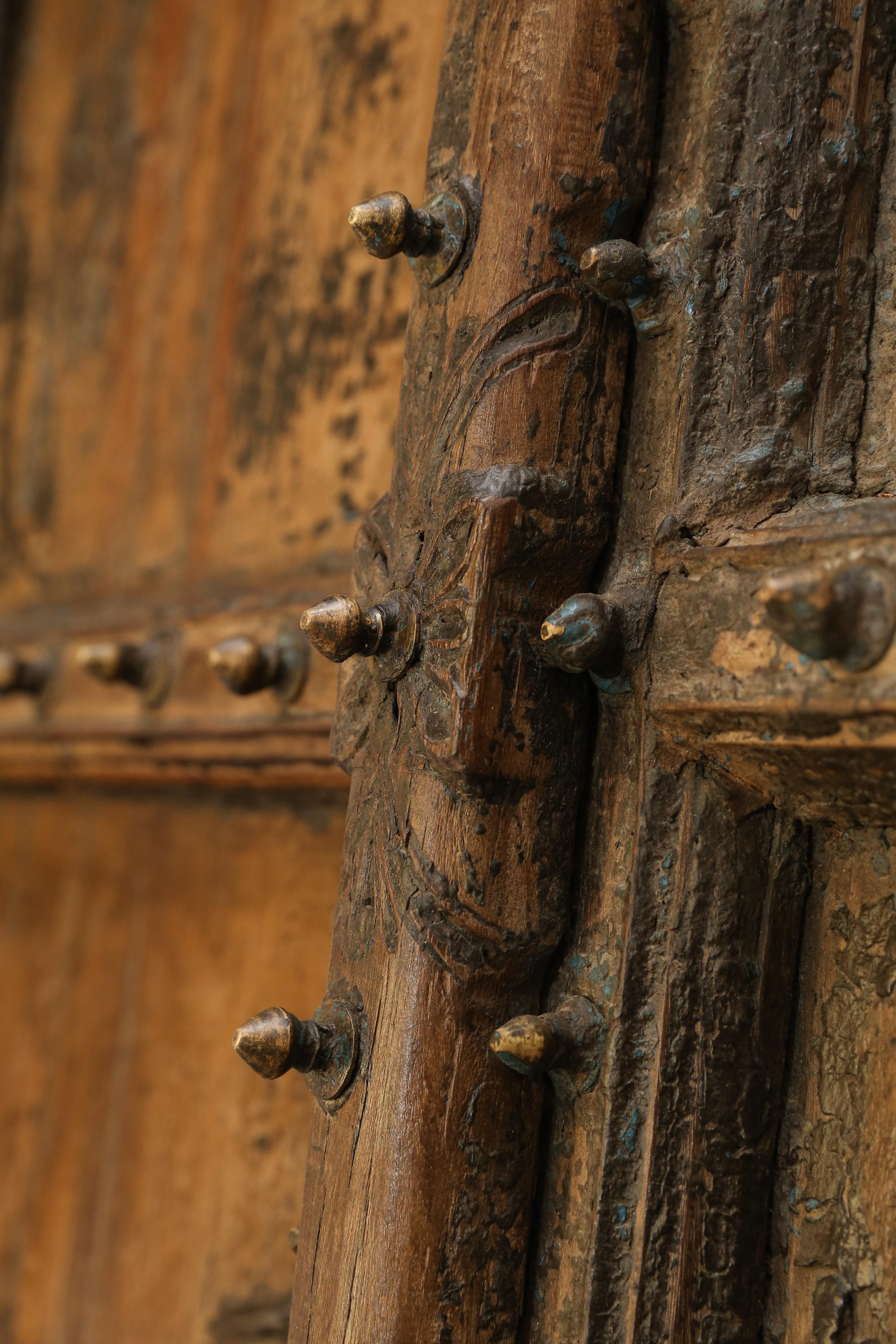 200 Years Old Massive Front Door from Sprawling Home of a Central ...