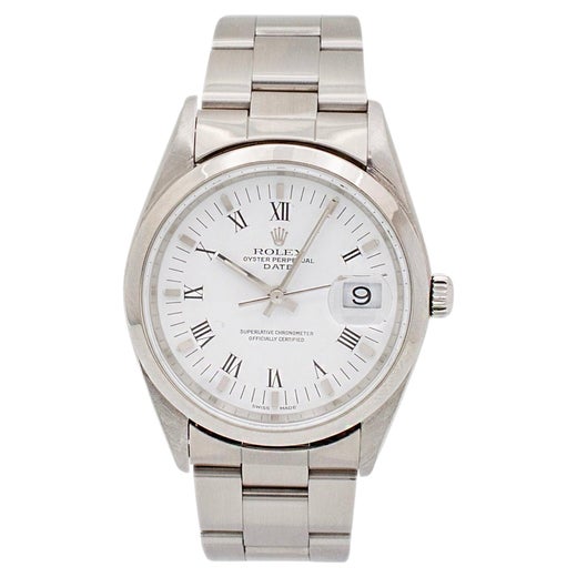 Rolex Oyster Perpetual 77080 Black Dial, White Bar, A-Series Unisex ...