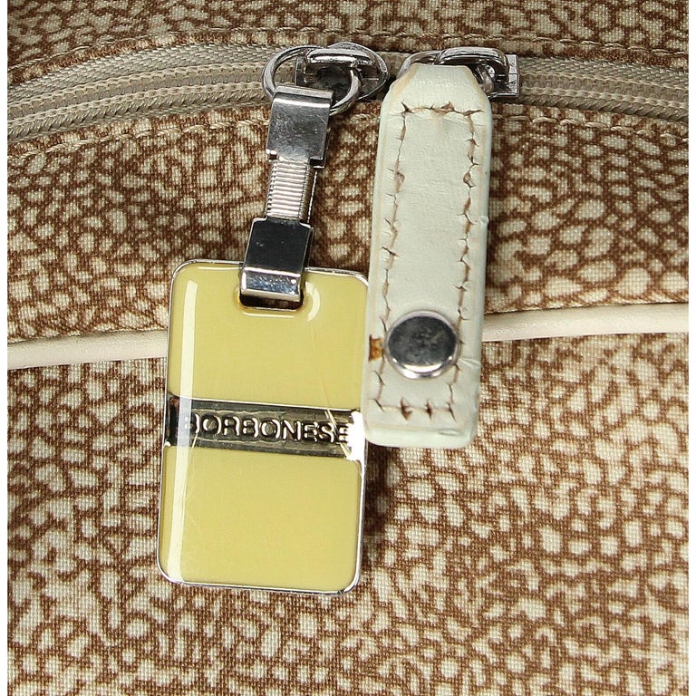 2000s Borbonese Beige Handbag For Sale at 1stDibs