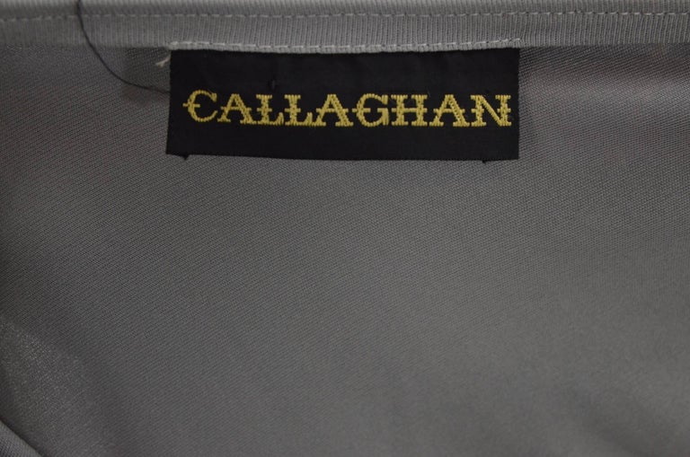 2000s Callaghan Grey Wrap Dress at 1stDibs
