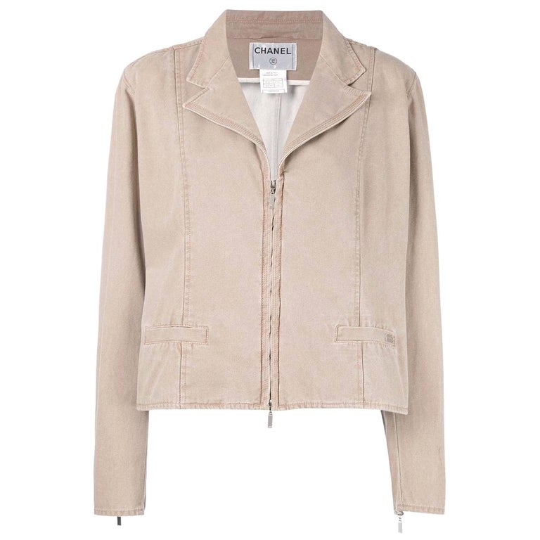 2000s Chanel Zip Jacket at 1stDibs