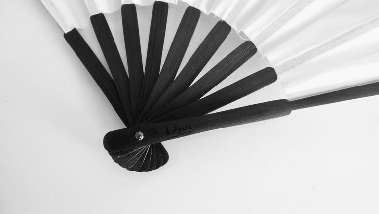 2000s Christian Dior Handheld Fan at 1stDibs