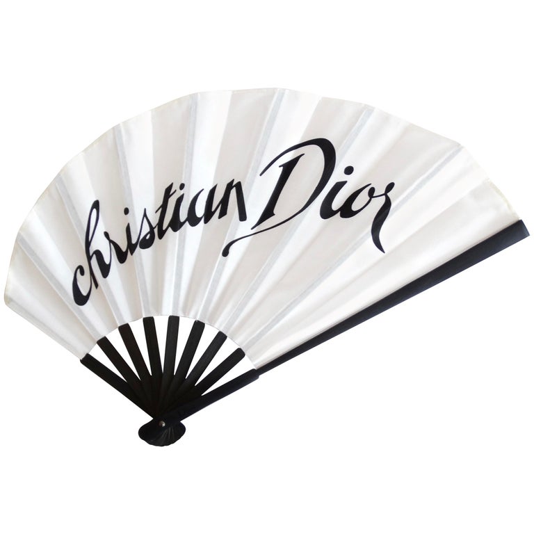 2000s Christian Dior Handheld Fan at 1stDibs