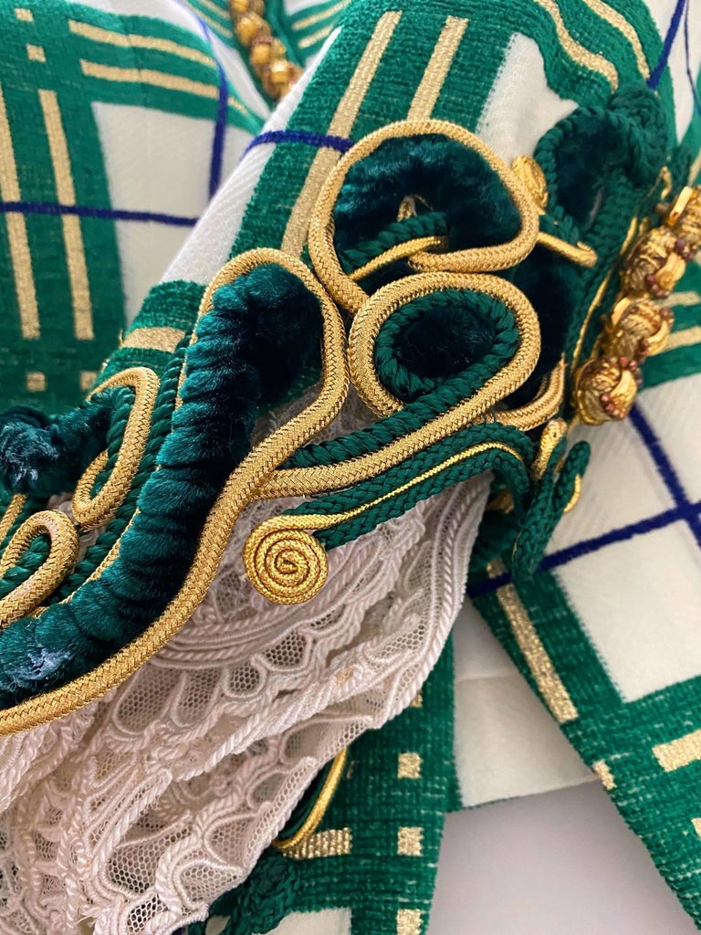 2000s Christian Dior Rococo Style Blazer For Sale at 1stDibs