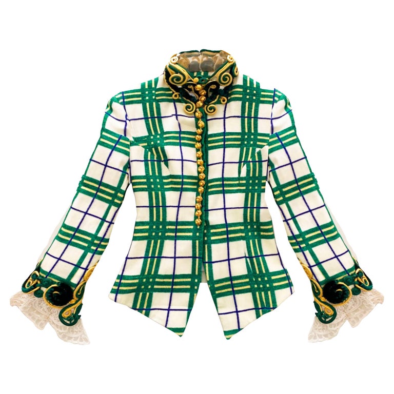 2000s Christian Dior Rococo Style Blazer For Sale at 1stDibs