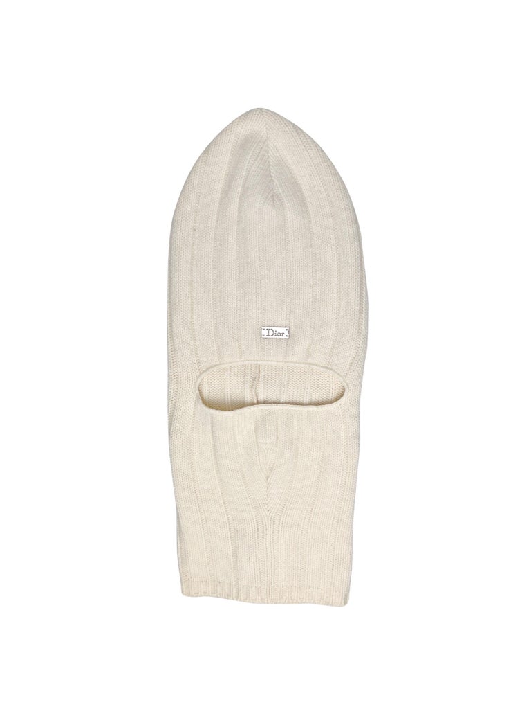2000s Dior by John Galliano Cashmere Balaclava For Sale at 1stDibs