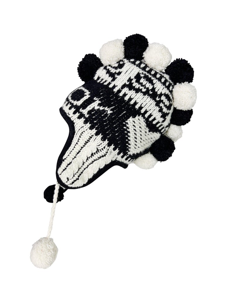 2000s Dior by John Galliano Mohawk Logo Knit Hat For Sale at 1stDibs