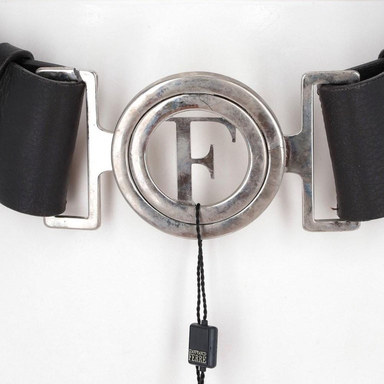 2000s Gianfranco Ferré brown belt For Sale at 1stDibs