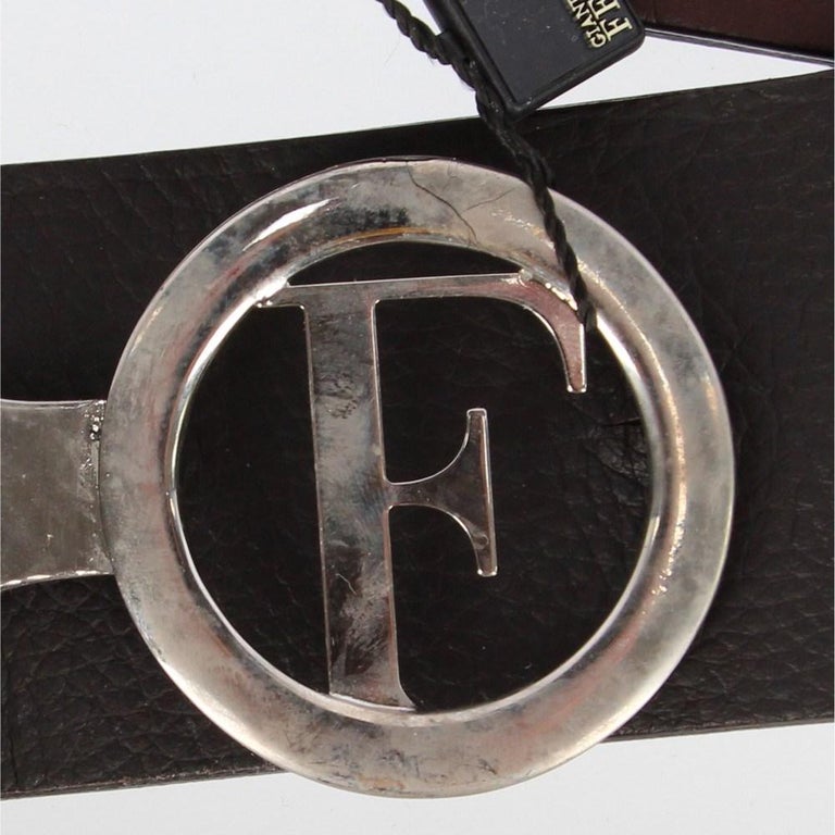 2000s Gianfranco Ferré brown belt For Sale at 1stDibs