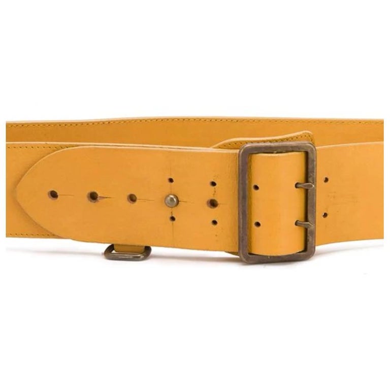 2000s Gianfranco Ferré Leather Belt For Sale at 1stDibs