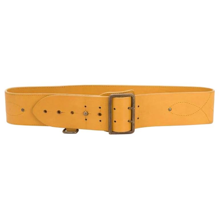 2000s Gianfranco Ferré Leather Belt For Sale at 1stDibs