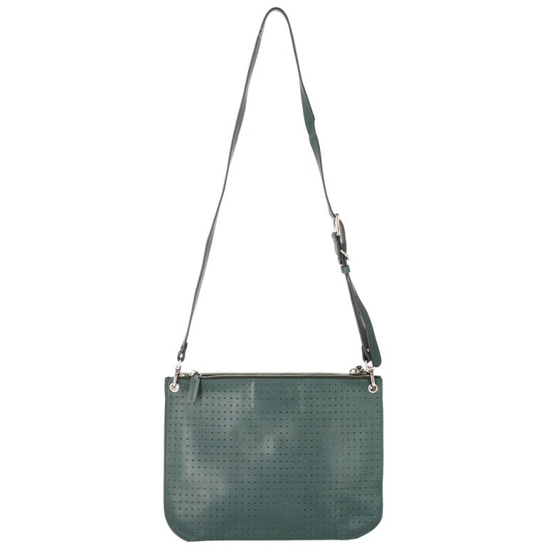 2000s Marni Bottle Green Shoulder Bag at 1stDibs | coach multicolor handbag