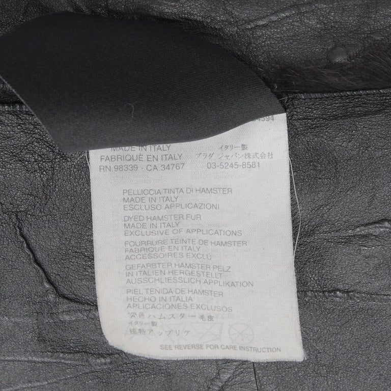 2000s Miu Miu Brown Hamster Fur Coat at 1stDibs | hamster coat, can i ...