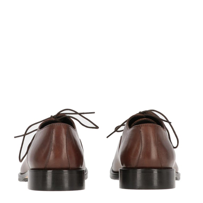 2000s Pollini Leather Lace-up Shoes For Sale at 1stDibs