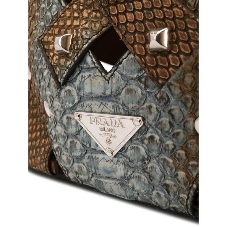 2000s Prada Python Leather Bag at 1stDibs