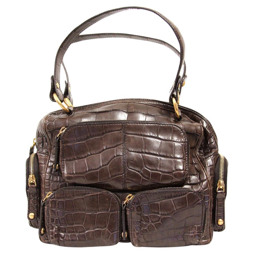 Prada Pink Crocodile Leather Vintage Bag, 2000s at 1stDibs | pink ...