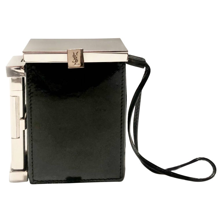 2000s Yves Saint Laurent Smoking Box with Lighter at 1stDibs