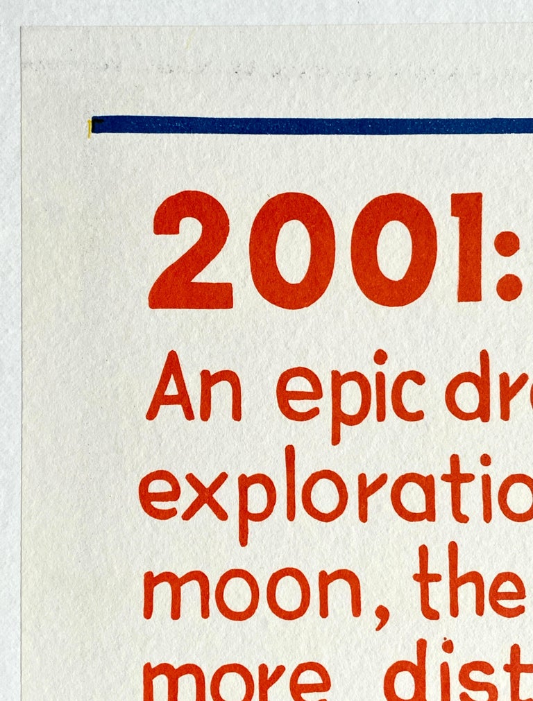 '2001: A Space Odyssey' Original Vintage Australian Daybill Movie ...